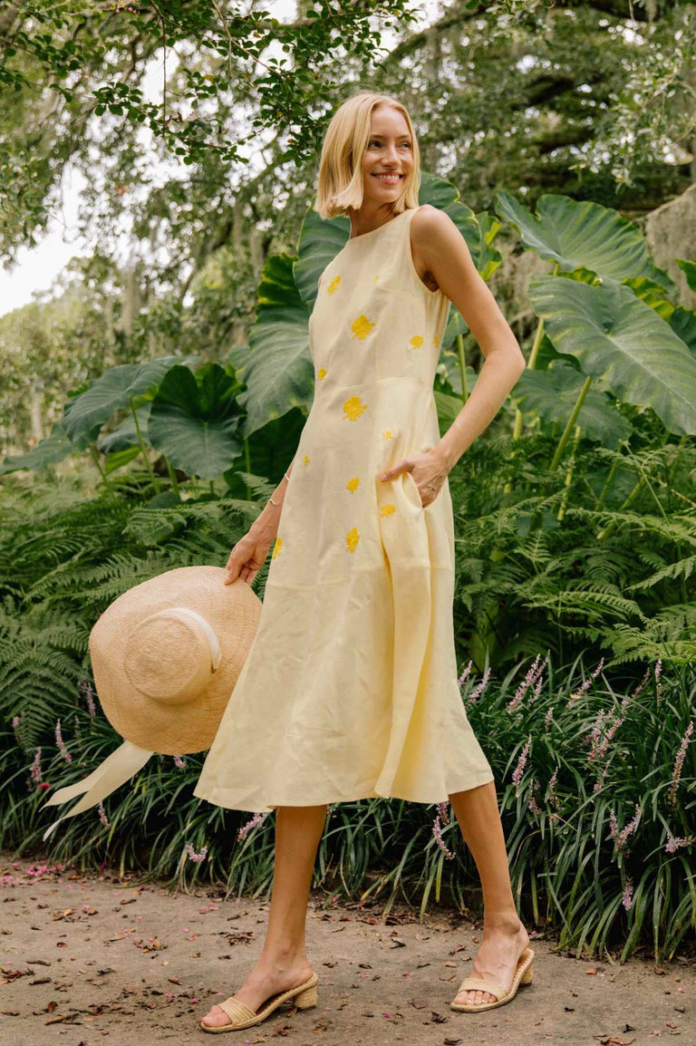 ELVAN MIDI DRESS | FANM MON (Marassa Collection)