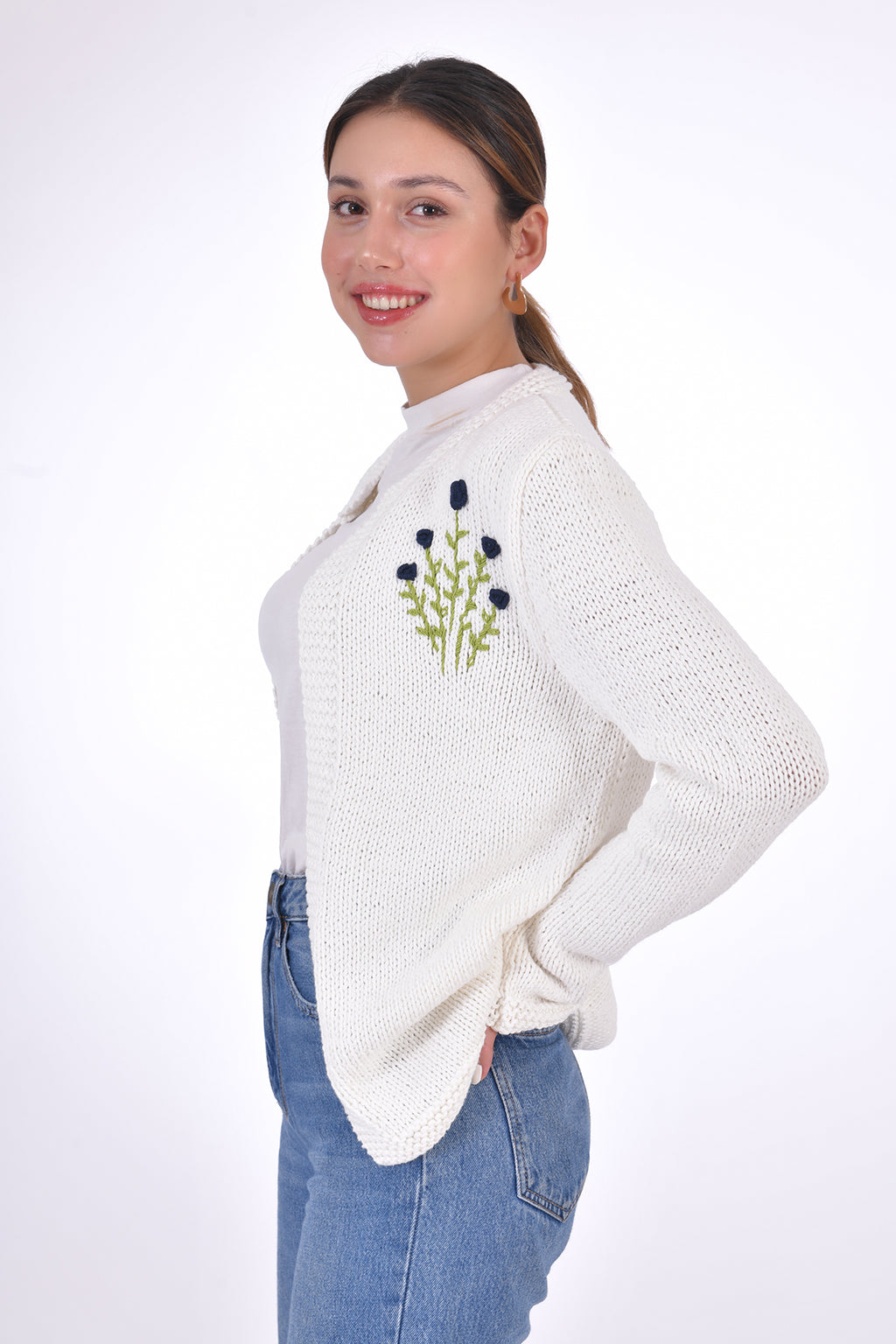 KRASIVA Cotton Cardigan – Fanm Mon