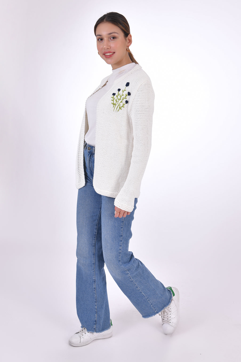 KRASIVA Cotton Cardigan – Fanm Mon