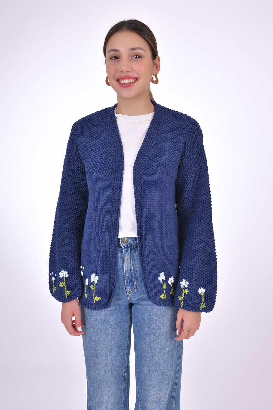 Fanm Mon MARINA Cotton Cardigan Sweater