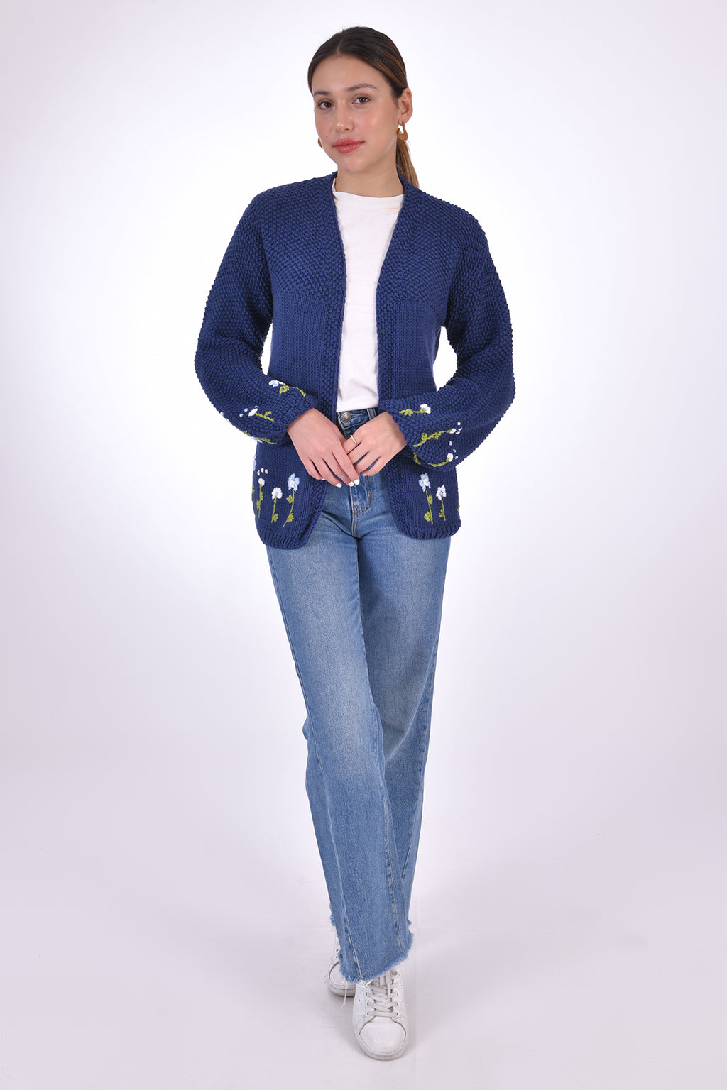 Fanm Mon MARINA Cotton Cardigan Sweater