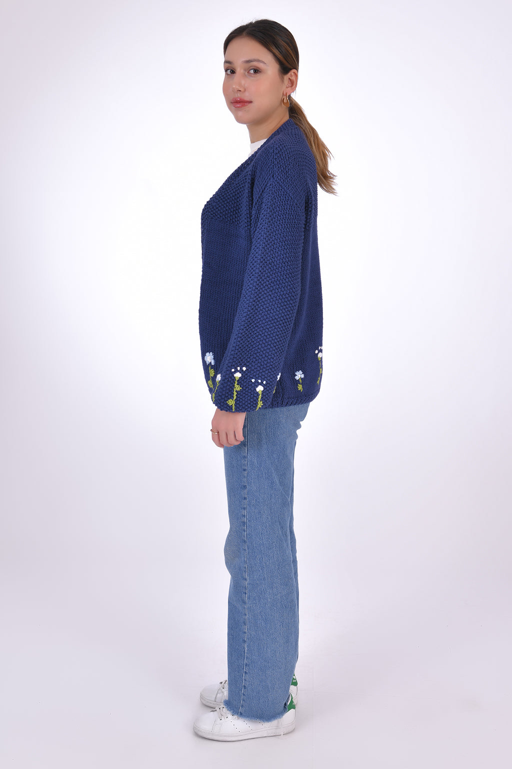 Fanm Mon MARINA Cotton Cardigan Sweater