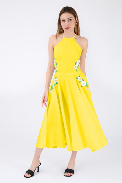 FANM MON FUSE LINEN DRESS