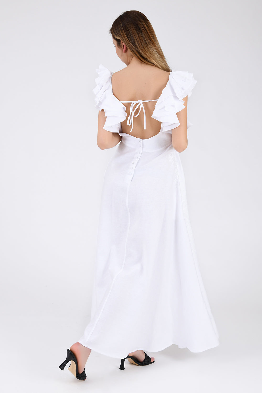 FANM MON | ESSEN 100% Linen Dress